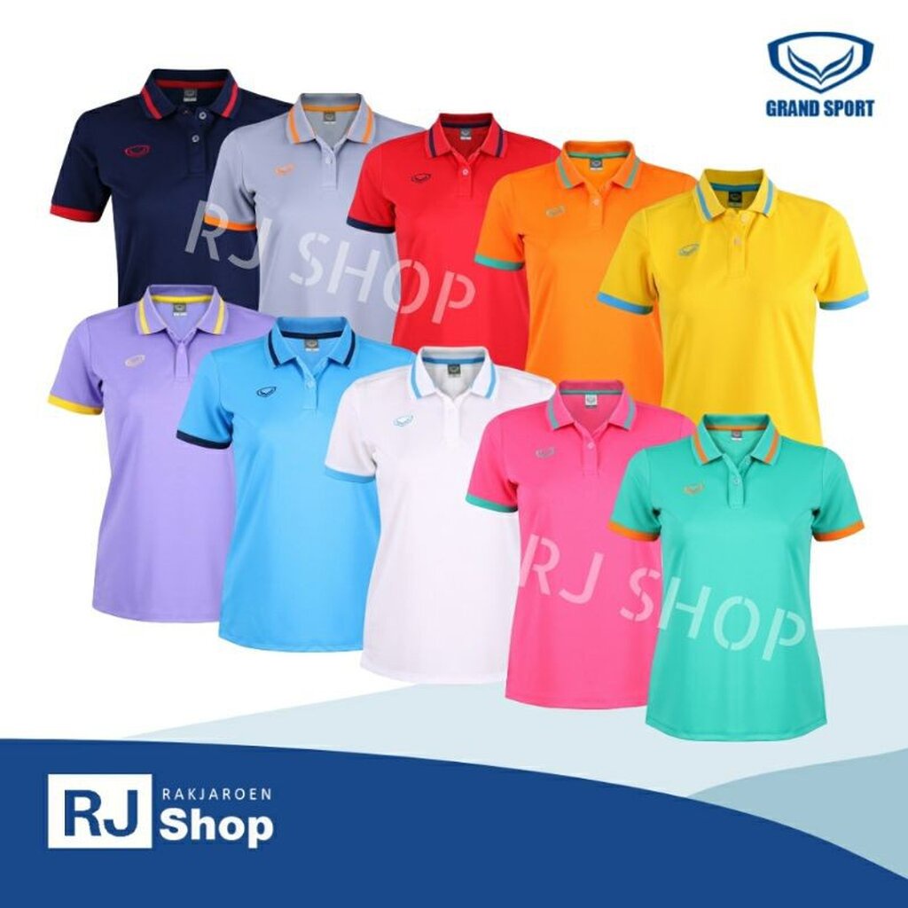 เสื้อโปโล GRAND SPORT (ชายหญิง) - รุ่น ตัดต่อแขน (12-58512-785) - banana.access - ThaiPick
