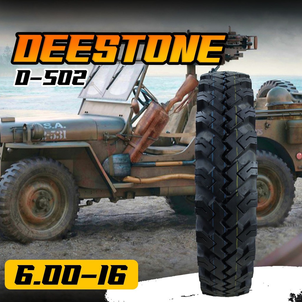6.00-16 รุ่นD502 ยี่ห้อDEESTONE | Shopee Thailand