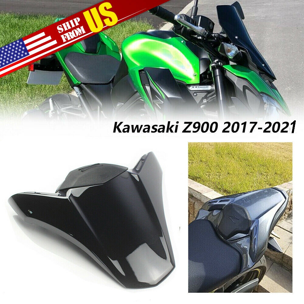 Motorcycle Rear Passenger Pillion Solo Seat Cowl Hard ABS Fairing Tail ...