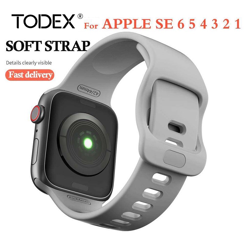 Todex สายนาฬิกาข้อมือซิลิโคน กันน้ํา 44 มม. 40 มม. สําหรับ Smartwatch 7 ...
