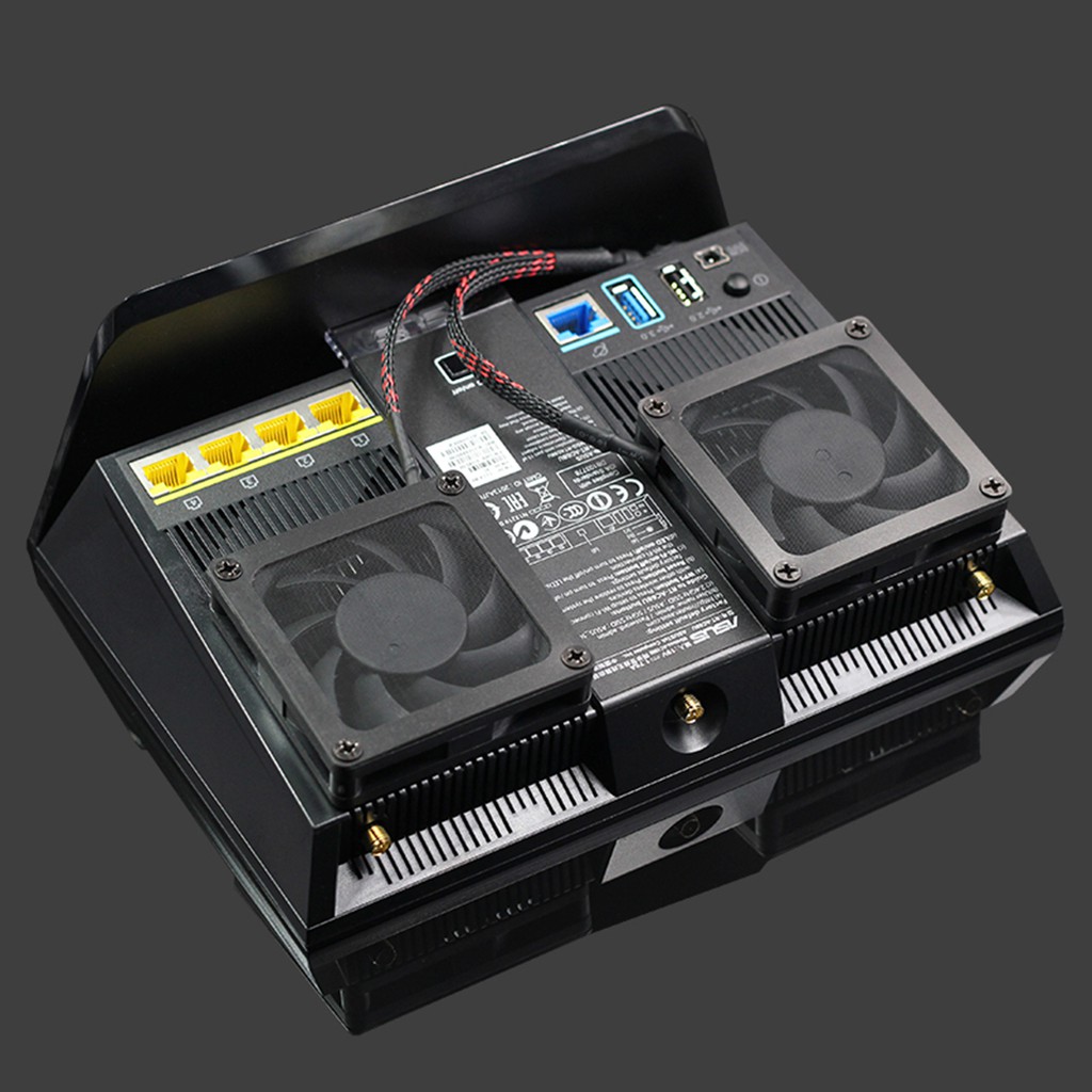 7cm dual fan USB DC 5V router cooling fan is suitable for routers ...