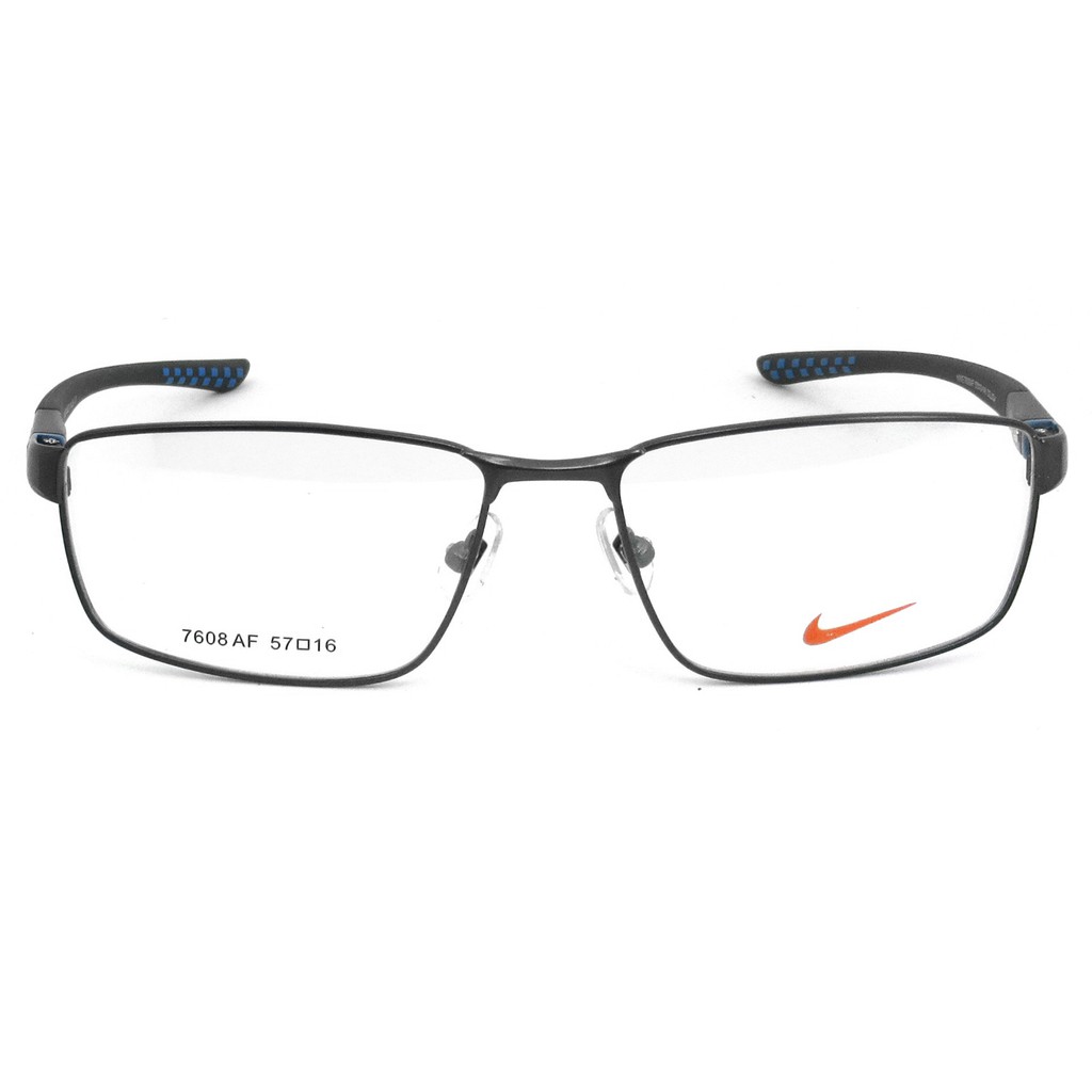 Nike Fashion แว่นตา รุ่น 7608 C-3-1 สีเทา กรอบเต็ม ขาสปริง วัสดุ ...