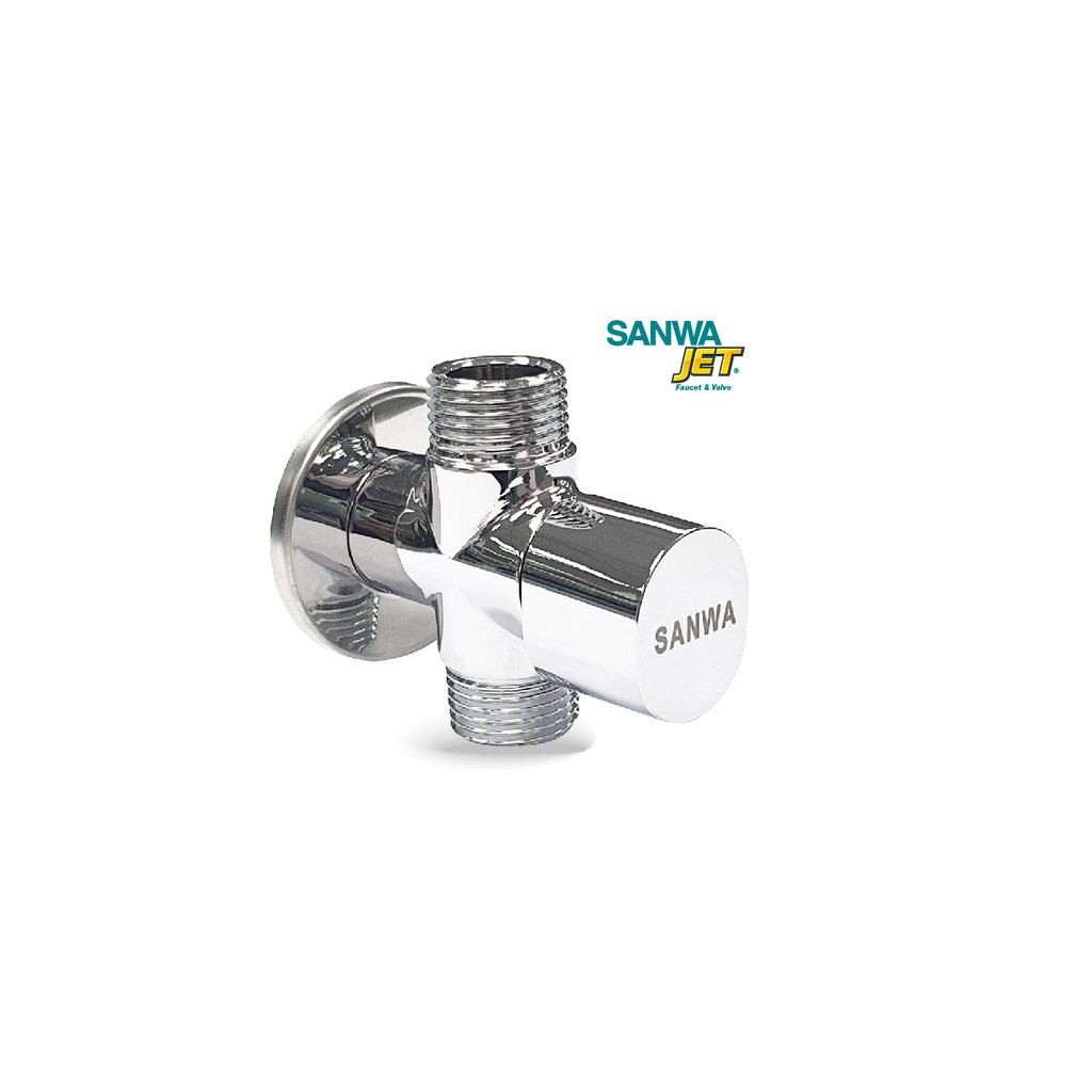 วาล์วเปิด-ปิดน้ำ เซรามิค 2 ทาง / CERAMIC STOP VALVE 2 WAY ขนาด 1/2 นิ้ว ...