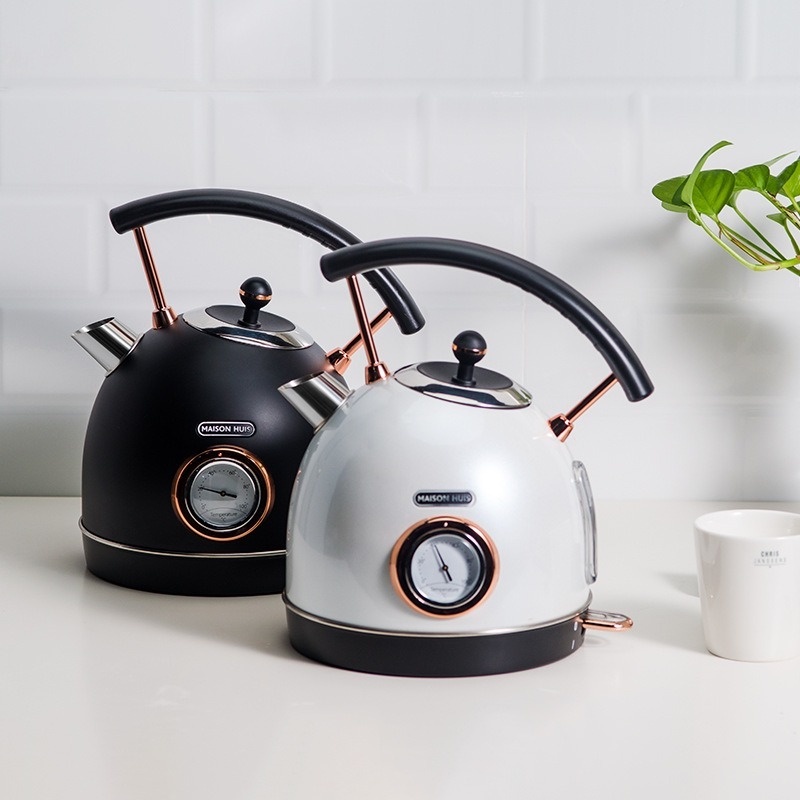 1.8L 304 Stainless Electric Kettle with Water Temperature Control Meter ...