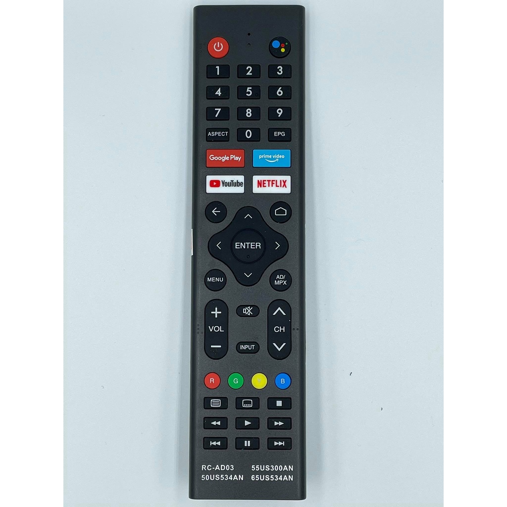 รีโมททีวี Aconatic รุ่น 40HS522AN 40HS524AN ใช้กับทีวีรุ่นที่มีรีโมททรง ...