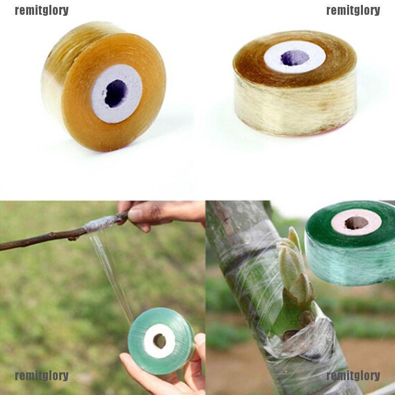 REM100M Garden Nursery Grafting Tape Stretchable Self-adhesive PVC Degr ...