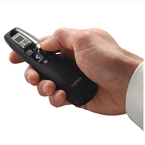 Logitech R800 Wireless Presenter Laser Pointer - Black (สีดำ) ประกัน ...