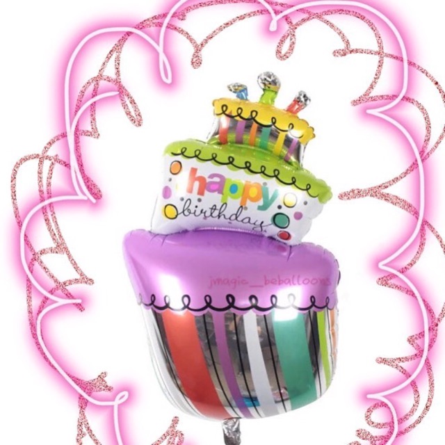เค้กลูกโป่งทรงสูงขนาดใหญ่36นิ้ว สายรุ้ง | Shopee Thailand