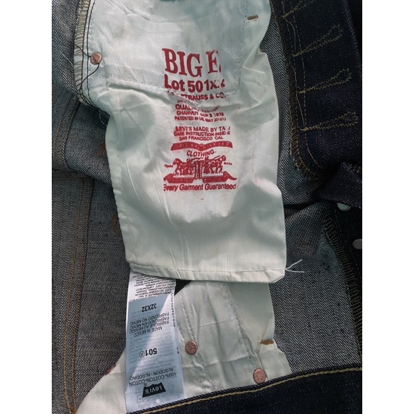 ยีนส์รีวายริมแดง Levis 501 Big E - yuiindy20 - ThaiPick