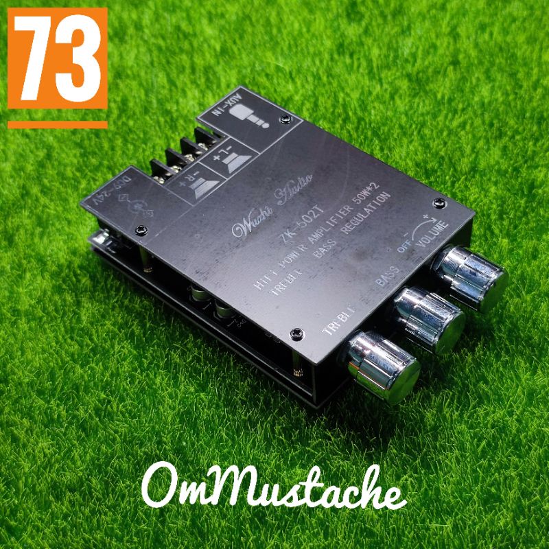 ZK -502T 50x50 ระบบ 2.0 ZK-502T TPA3116D2 บลูทู ธ 5.0 - ommustache ...