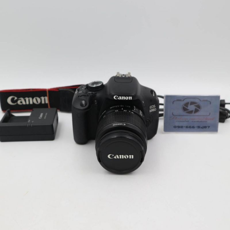 canon 600d อุปกรณ์ครบพร้อมใช้งานสวยงามมาก | Shopee Thailand