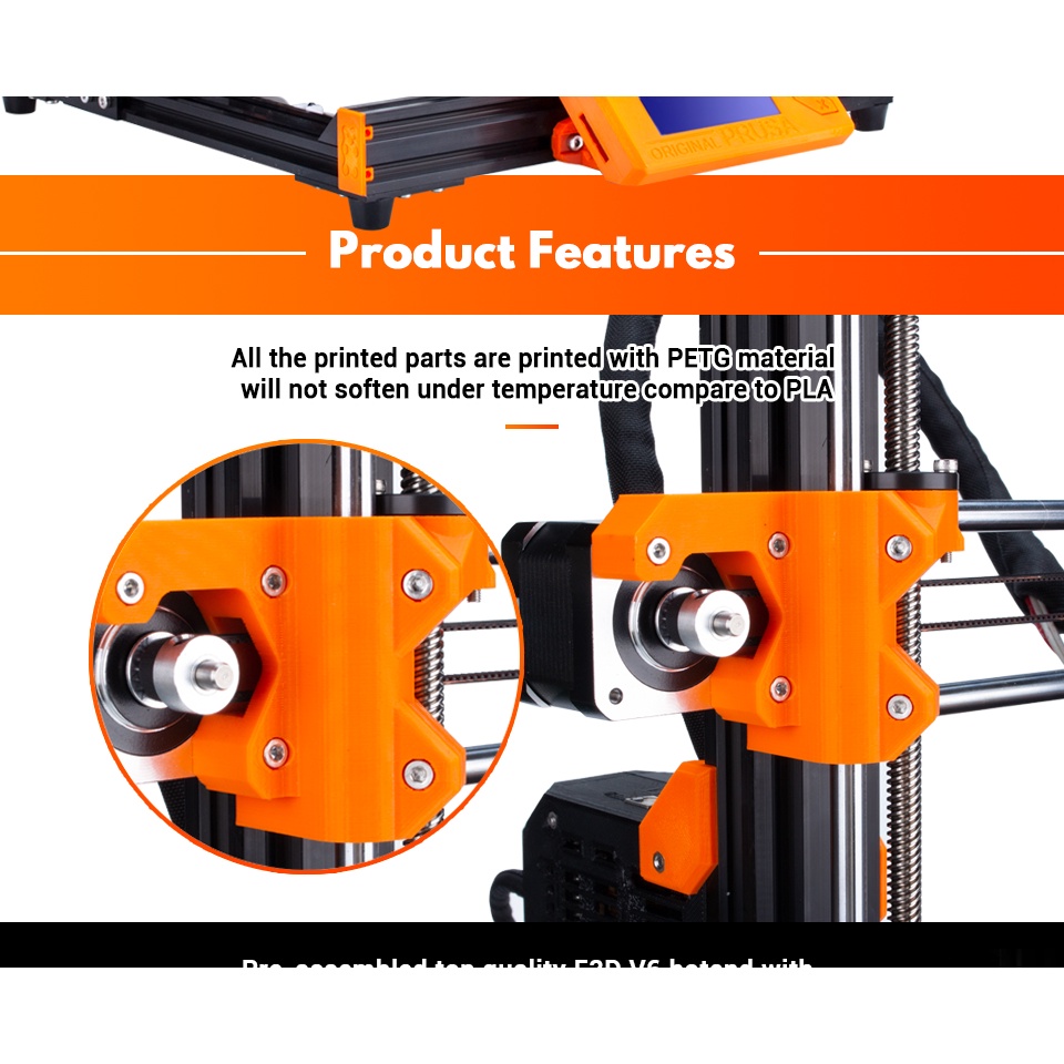 trianglelab Cloned Prusa I MKS Bear full kit (exclude Einsy-Rambo board) D printer DIY Bear MKS ...