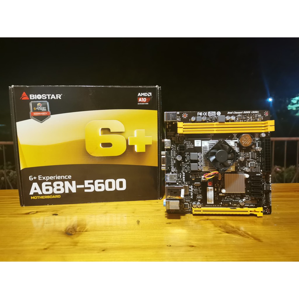 Biostar A68N-5600 (mainborad+cpu) | Shopee Thailand