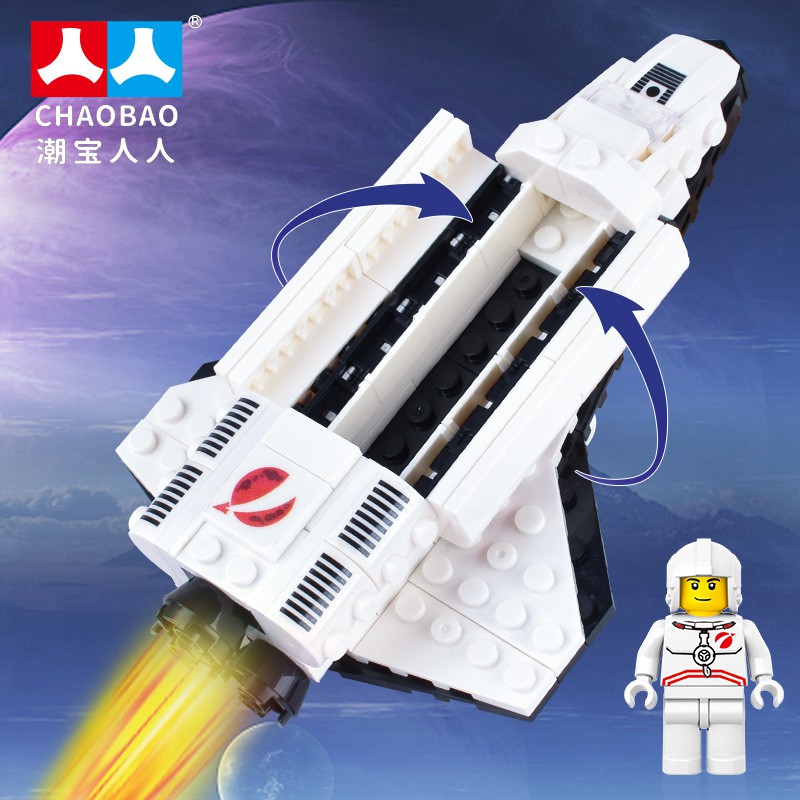 ปริศนาของเล่นสมาร์ท ☜Chaobao Renren Space Shuttle Assembled Building ...