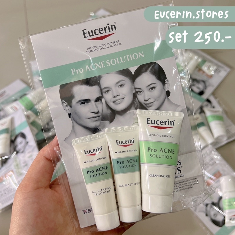 Tester Eucerin Pro Ance kit set A.I. Matt fluid/ A.I. Clearing ...