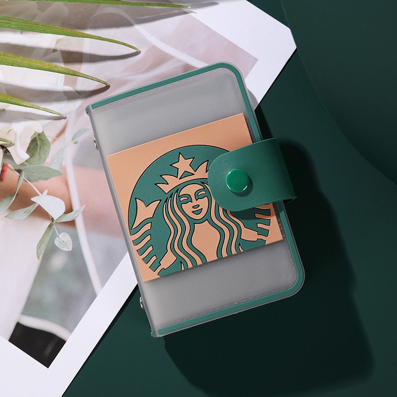 New Starbucks Card Holder Coin Purse Soft Silicone Cute Pattern Card ...