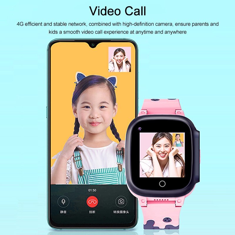 นาฬิกาเด็ก รุ่นT8W วัดอุณหภูมิได้ กันน้ำIP67 รองรับภาษาไทย,video call ...