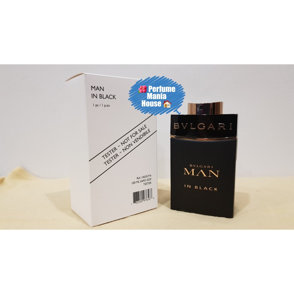 ของแท้ Bvlgari Men In Black EDP 100 ml Tester Box ป้ายไทย เบิกห้าง ...