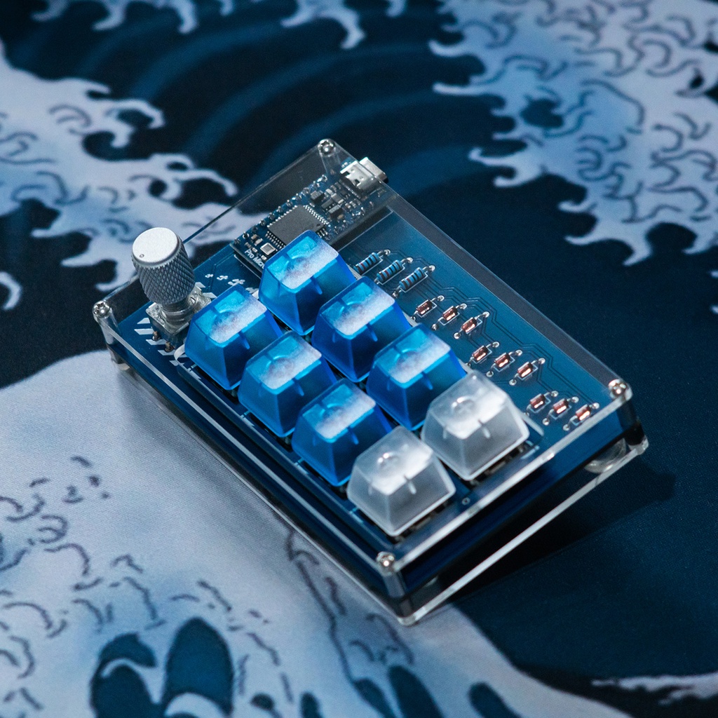 จัดส่งในวันเดียวกัน┇Custom Hot Swap / Hot Swappable Macropad with ...