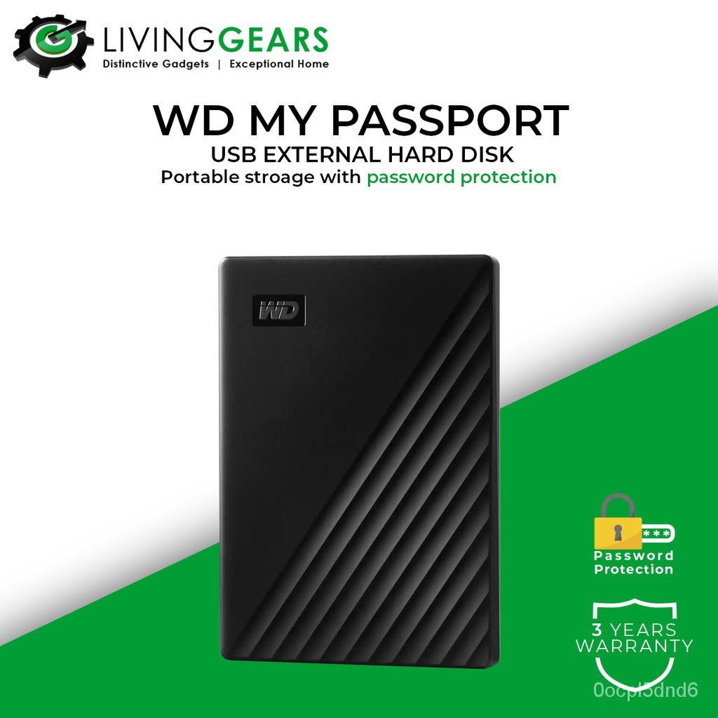 WD Western Digital mobile hard drive 2t My Passport 2tb USB3.0 เกม ...
