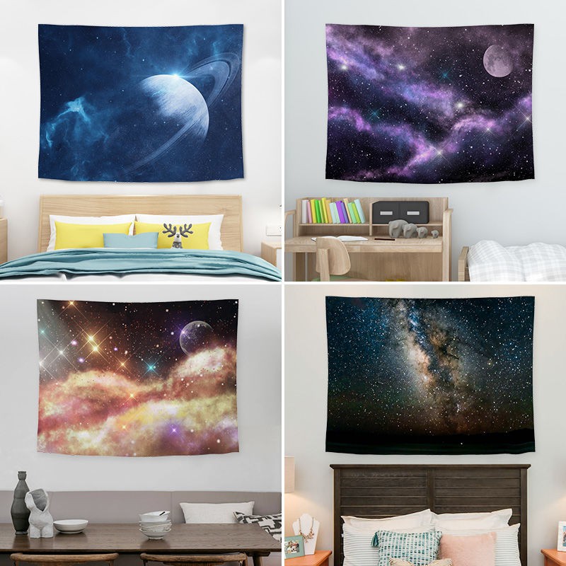 New ins style Nordic starry sky background cloth wall decoration wall ...