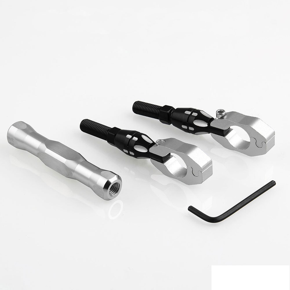 Black 22mm 7/8" Motorcycle Adjustable Handlebar Cross Bar Strengthen ...