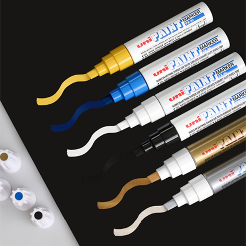 7pcs Japan UNI PX-30 Paint Pen Thick Word Wide Touch Up Pen Notes ...