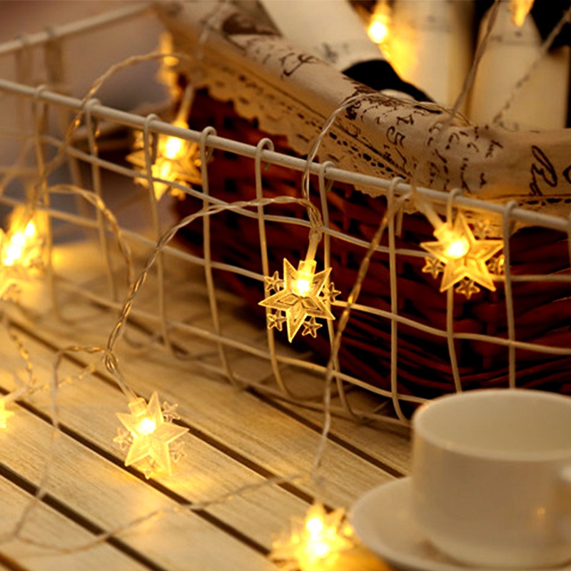 สายไฟ Led รูปดาวและดวงจันทร์สีขาว 1.5 เมตร 3 เมตรสําหรับตกแต่งปาร์ตี้ ...