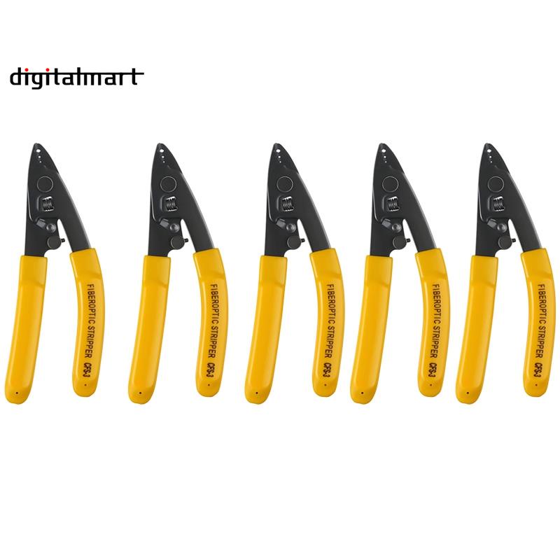 Cfs-3 เครื่องมือคีมตัดสามพอร์ตไฟเบอร์ออปติคอล คีม คีมตัดลวด Ftth 5 ชิ้น ...