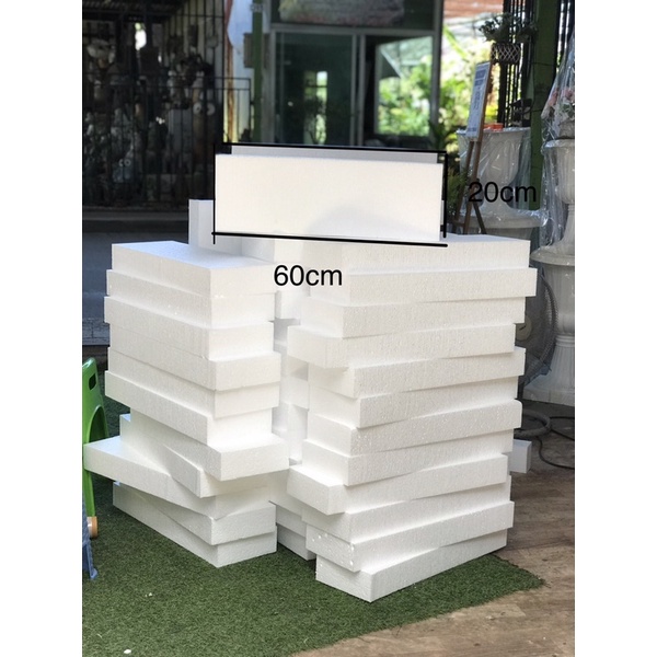 โฟมแผ่น โฟมปักดอกไม้ เกรดB หนา 3นิ้ว | Shopee Thailand