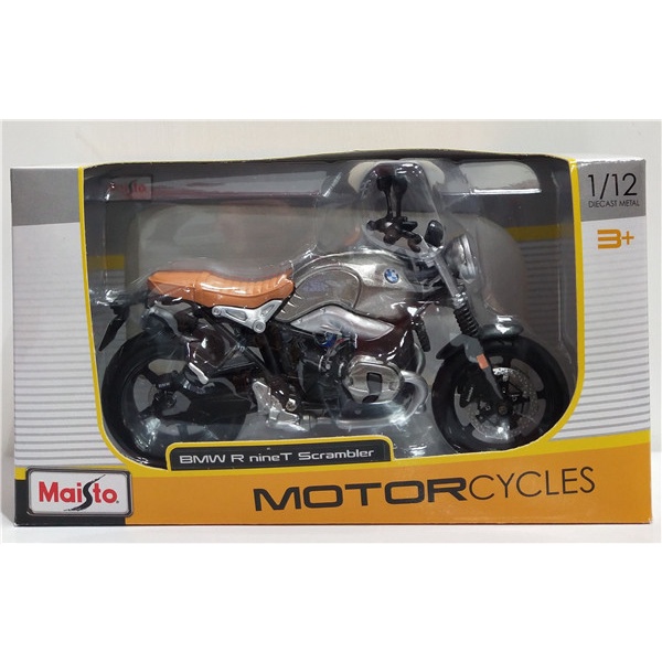 Ins1 12 BMW Latte BMW R nineT Scrambler รถสปอร์ต โลหะอัลลอยด์ โมเดลรถ ...