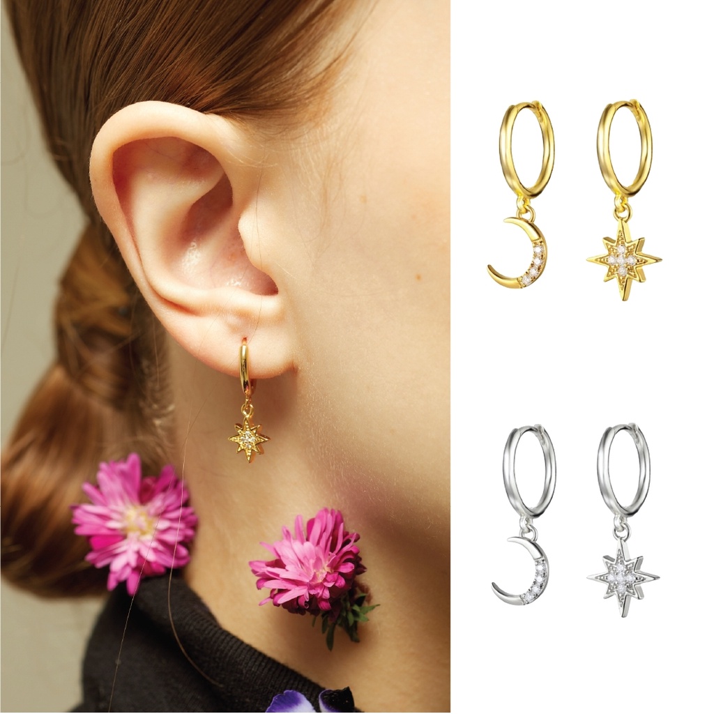 Asho star earring (pink) - tomorrowmust.bkk - ThaiPick