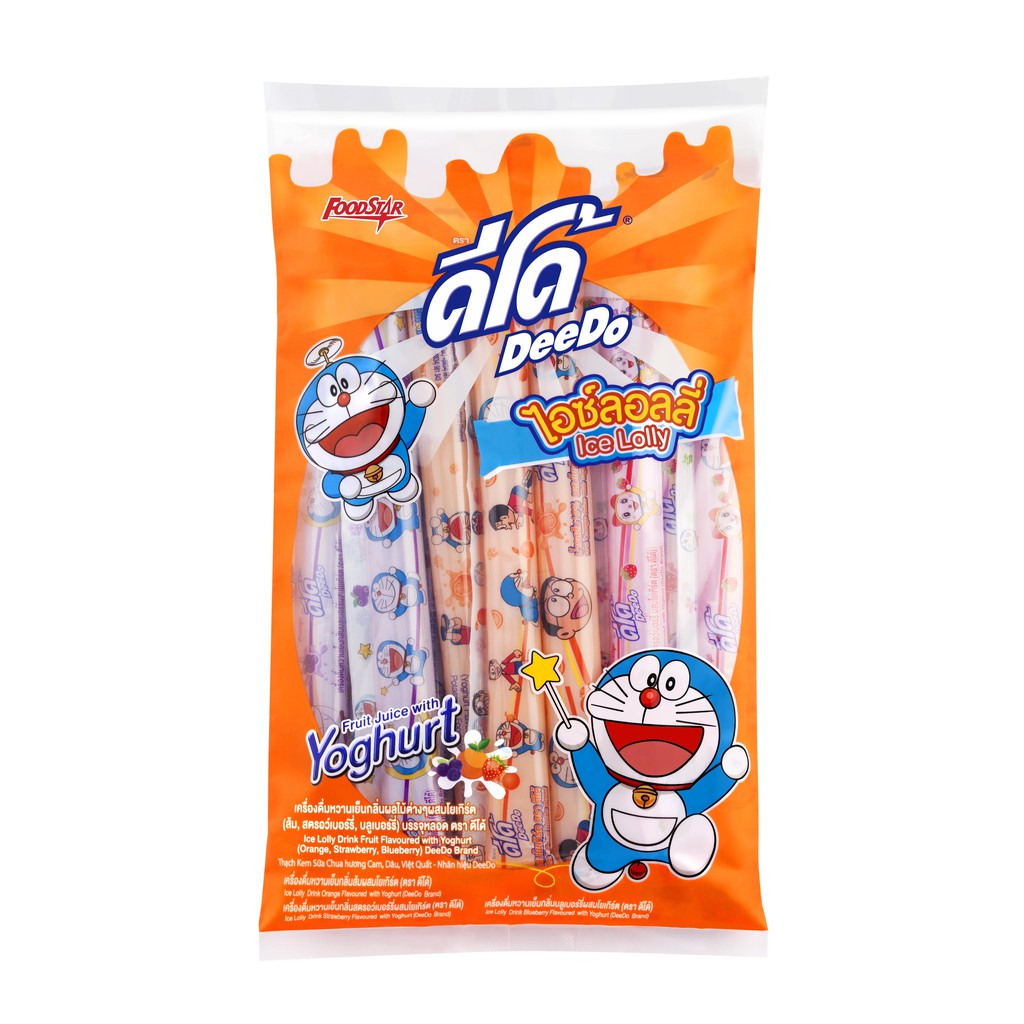 Deedo Ice Lolly น้ำผลไม้ผสมโยเกิร์ต (แบบยกลัง 20 แพ็คลัง) - deedo ...