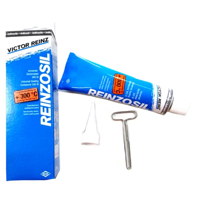 กาวทาปะเก็น reinzosil สีเทาดำ ขนาด 70 กรัม กาวประกอบเครื่อง | Shopee ...