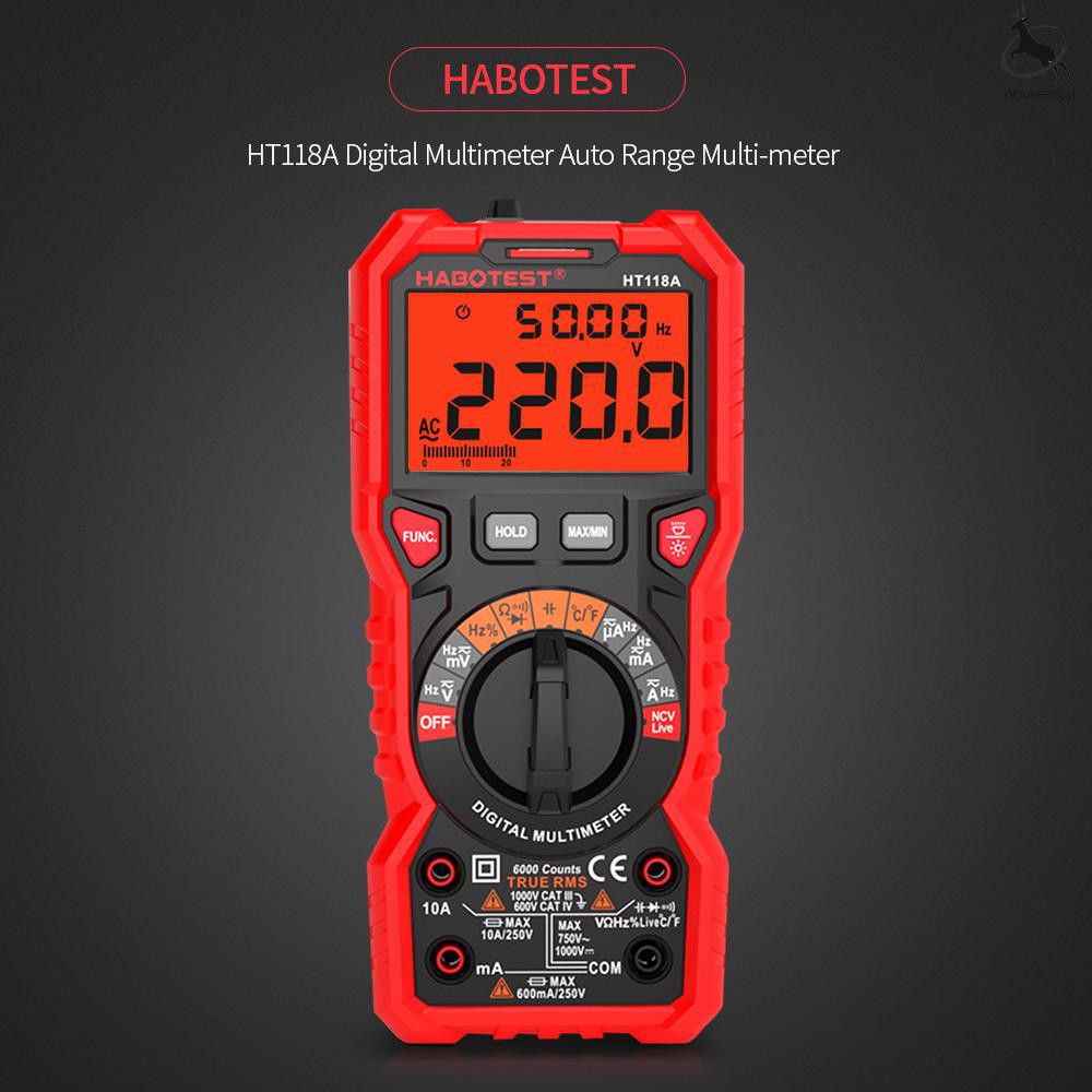 เครื่องวัดมัลติมิเตอร์ดิจิตอล D & B habotest HT 118a kpNs - 523wzd2z0d ...