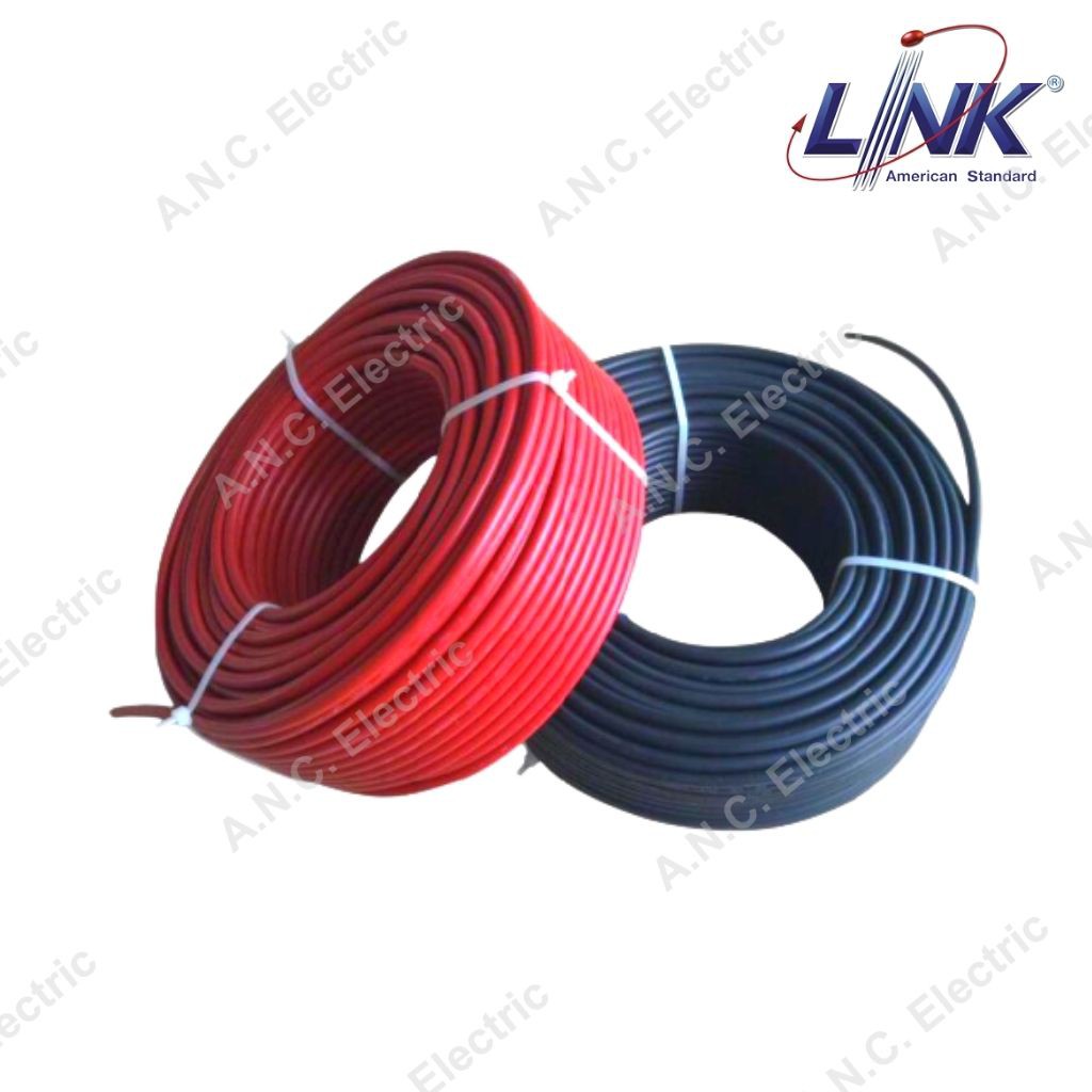 Link Solar Cable (ยกม้วน) สายไฟสำหรับงานโซล่าเซลล์ สาย PV1-F 1x4 sq.mm 100เมตร - ancelectric ...