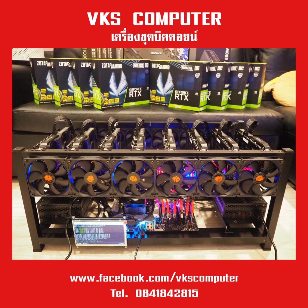 GPU Mining RTX 3060ti | Shopee Thailand
