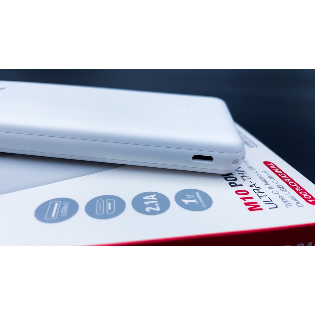 (พร้อมส่ง) MOFIT F10 Powerbank 10000 mAh รับประกัน 1 ปี ของแท้ ...
