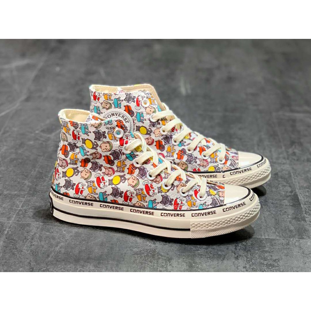 ฤดูร้อนการ์ตูนใหม่ macaron ลูกสุนัข Converse Chuck 70s รองเท้าผ้าใบสูง ...