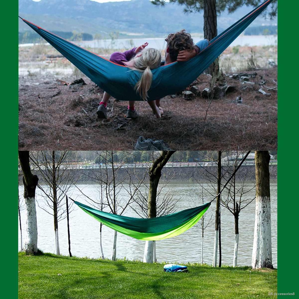 Single Double Adult Hammock Hammocks Sleeping Bed Camping 2 Person Bed ...
