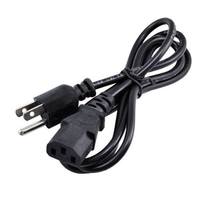สายไฟ AC Cable Power 220-250V 10A ยาว 1m วัสดุทนทานอย่างดี | Shopee ...