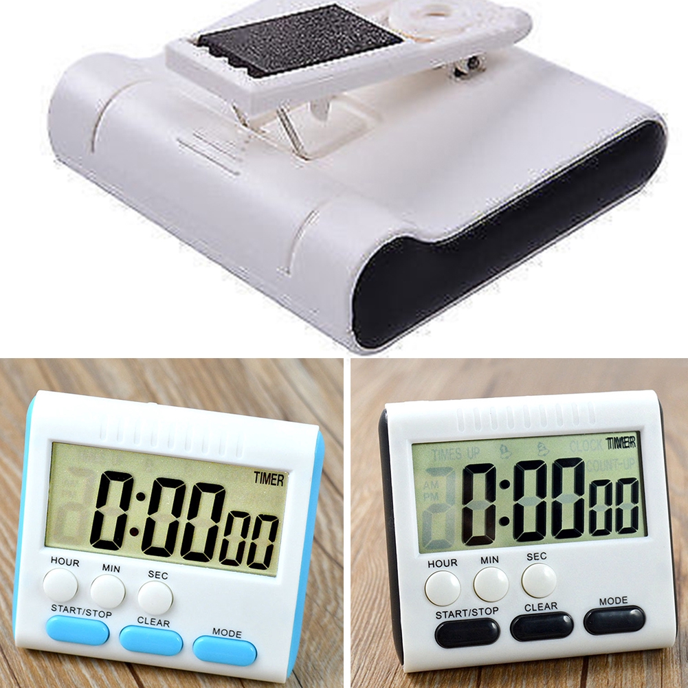 Digital Kitchen Timer 24 Hours Magnetic with Large LCD Display and ...