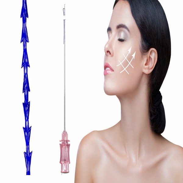 20pcs Fishbone PDO/PCL thread 18g 100mm Cannula barbs thread lift face ...