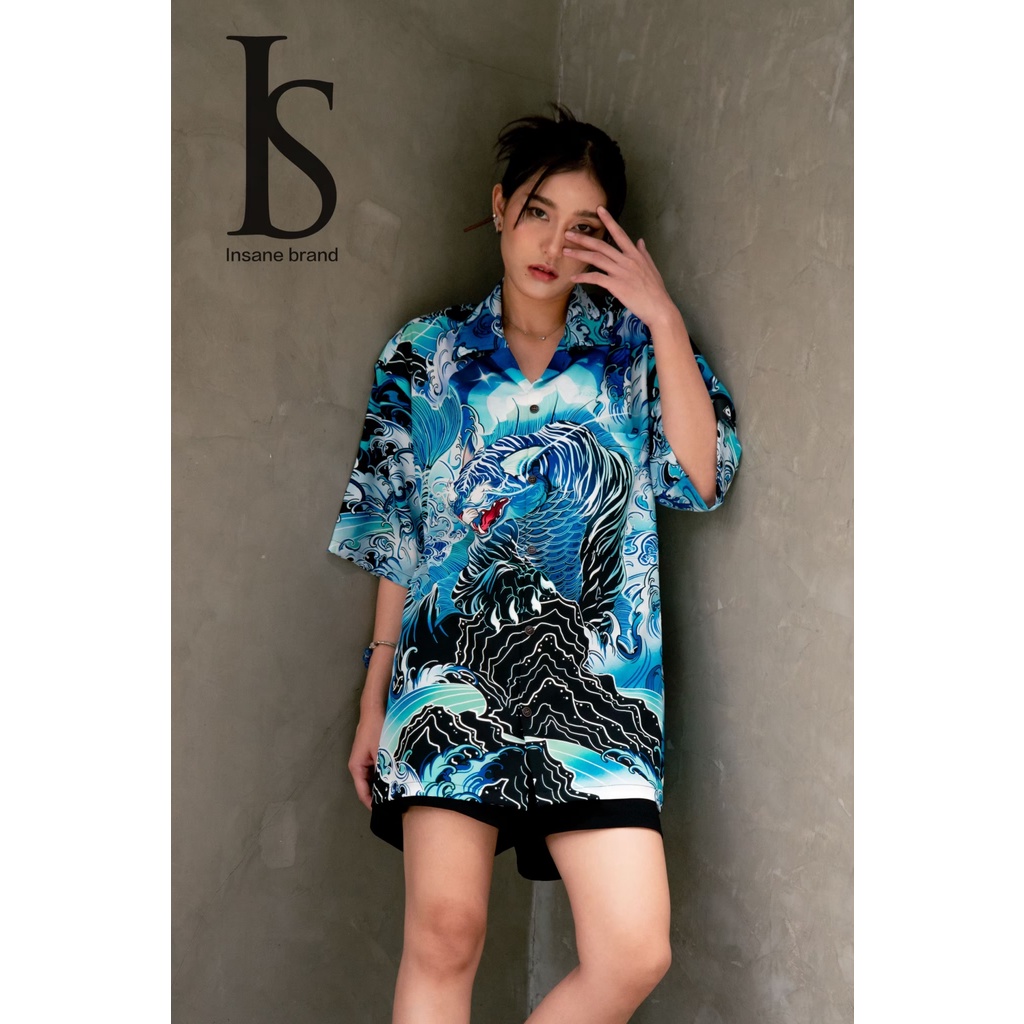 OVERSIZED SHIRT รุ่น LIMITED EDITION ลายวาดออกแบบเองเฉพาะของ INSANE ...
