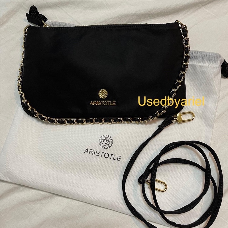 Aristotle bag - nylon pouch Black - atreasureboxaristotlebydream - ThaiPick