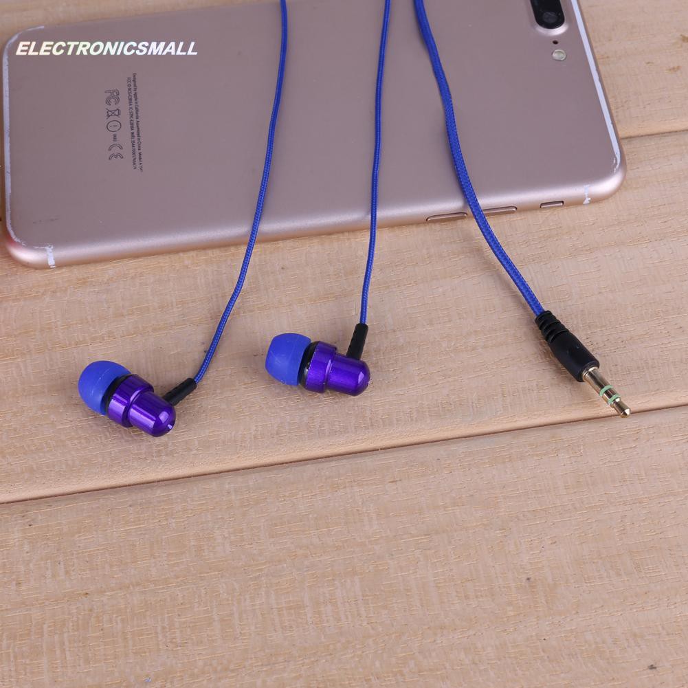 Ready StockEar Braided Rope Wire Cloth Wire Sub-woofer Headset ...