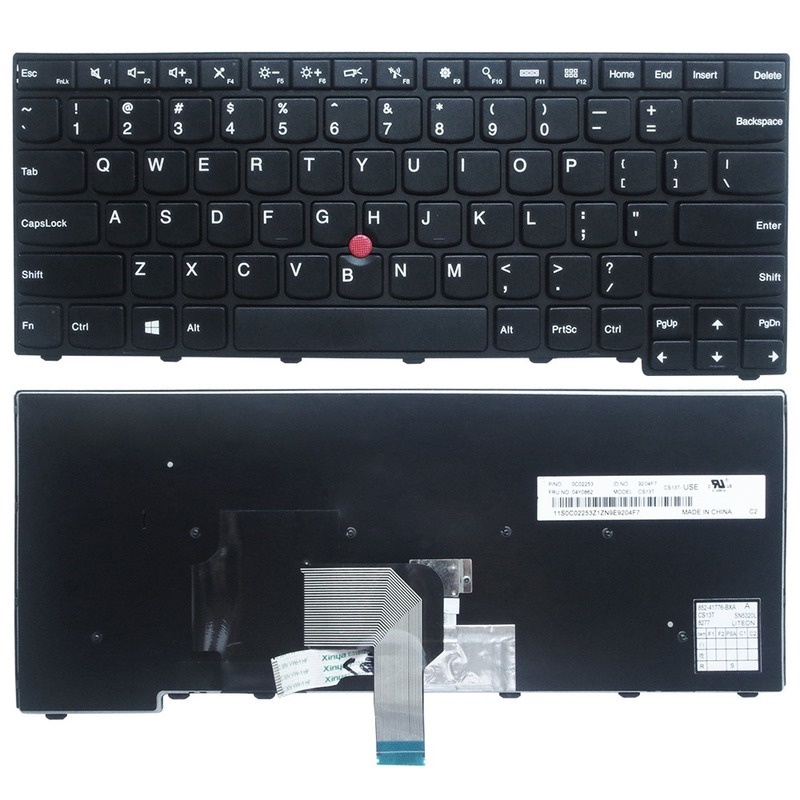 แป้นพิมพ์คอมพิวเตอร์ New Laptop Us Keyboard For Lenovo Thinkpad L440 ...