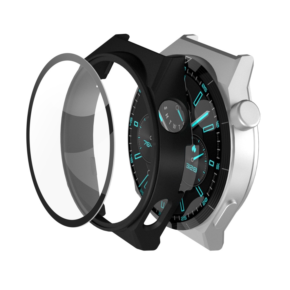 เคสฟิล์มกระจกนิรภัย PC ป้องกันรอย 43 46 มม. สําหรับ Huawei GT3 PRO ...