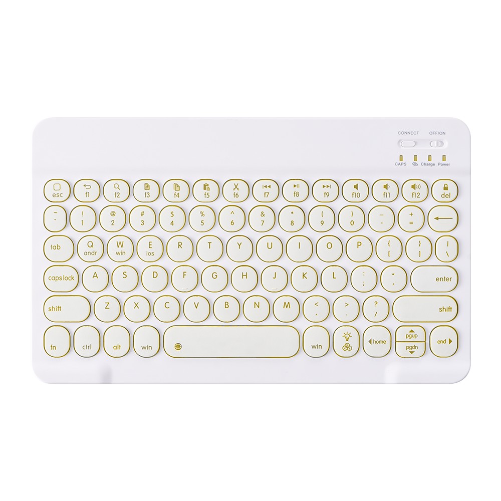 คีย์บอร์ดไร้สายnew design Aluminum wireless teclado korean russian ...