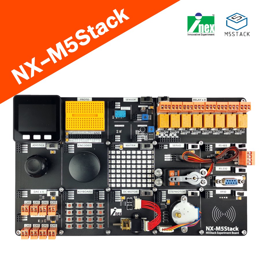 ดส่งในวันเดียวกัน 】 INEX NX-M5Stack+หนังสือ /ชุดทดลองเพื่อการเรียนรู้ ...